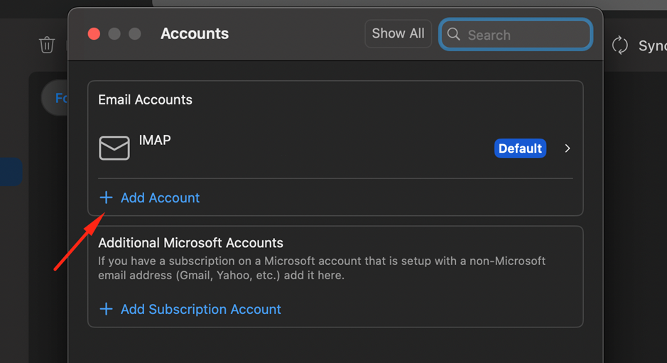 How to add another e-mail account in Outlook for Mac – Easyhost ...